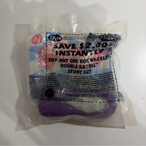 Mattel | Toys | Mattel Hot Wheels Double Barrel Stunt Set Purple | Poshmark